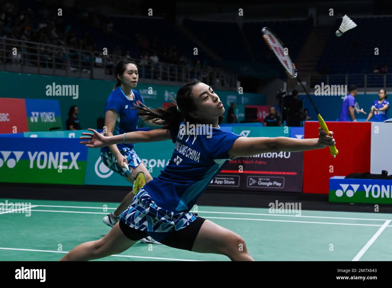 Kuala Lumpur, Malaysia. 11th Jan, 2023. Ng Tsz Yau (front)/Tsang Hiu ...