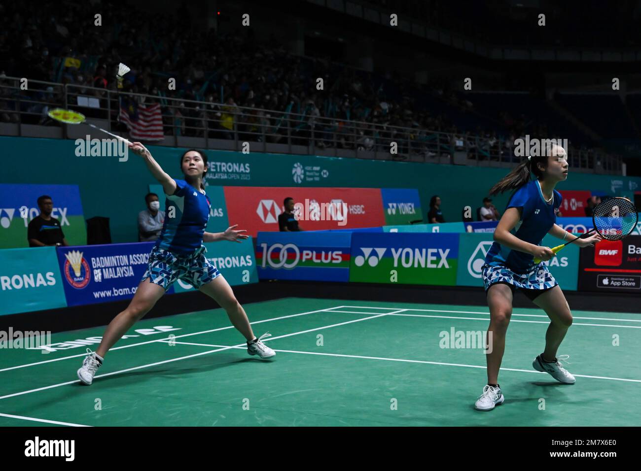 Kuala Lumpur, Malaysia. 11th Jan, 2023. Ng Tsz Yau/Tsang Hiu Yan (L) of ...