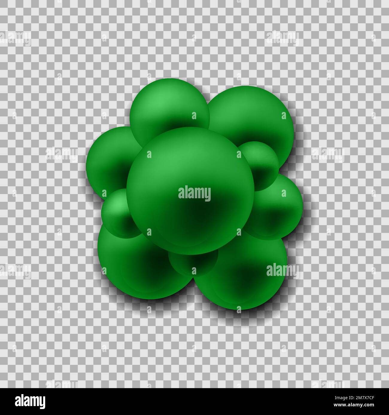 Group of atoms forming molecule. Staphylococcus Bacteria close up ...