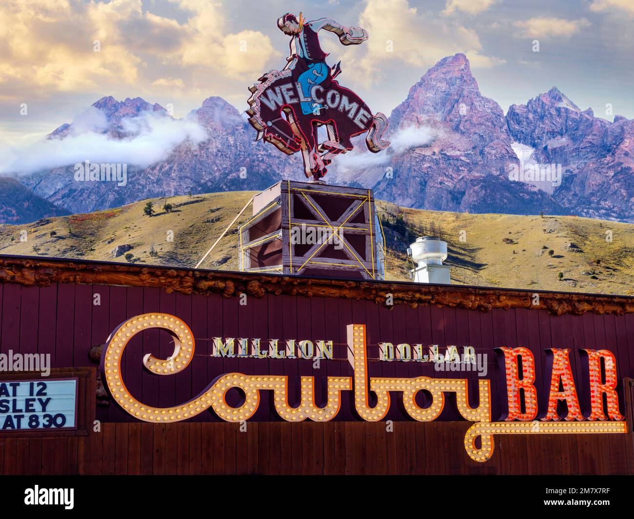 Million Dollar Cowboy Bar, Western Style Bar, Jackson Landmark, Town of ...