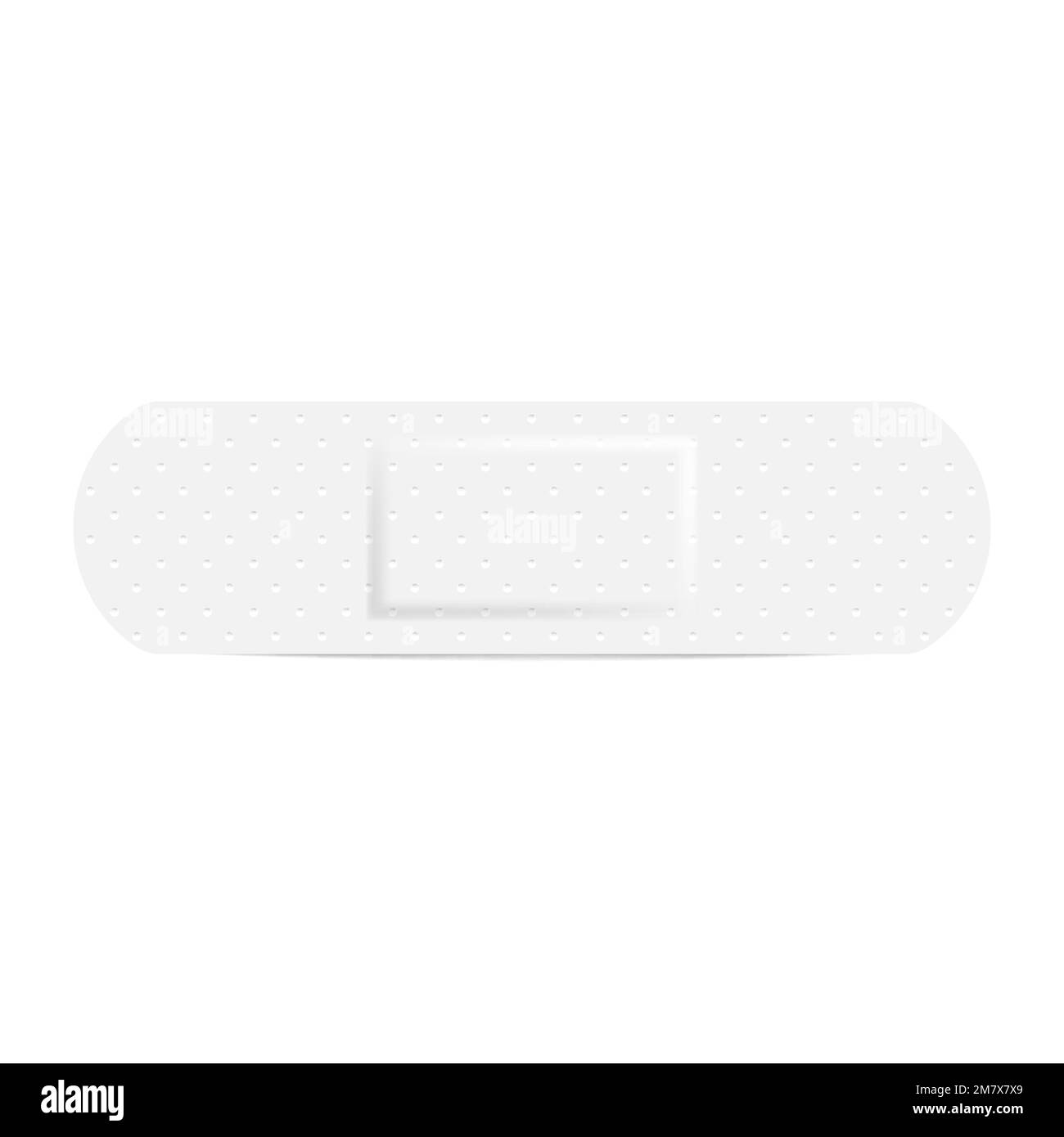 Medical adhesive bandage plasters isolated on white background. Vector ...