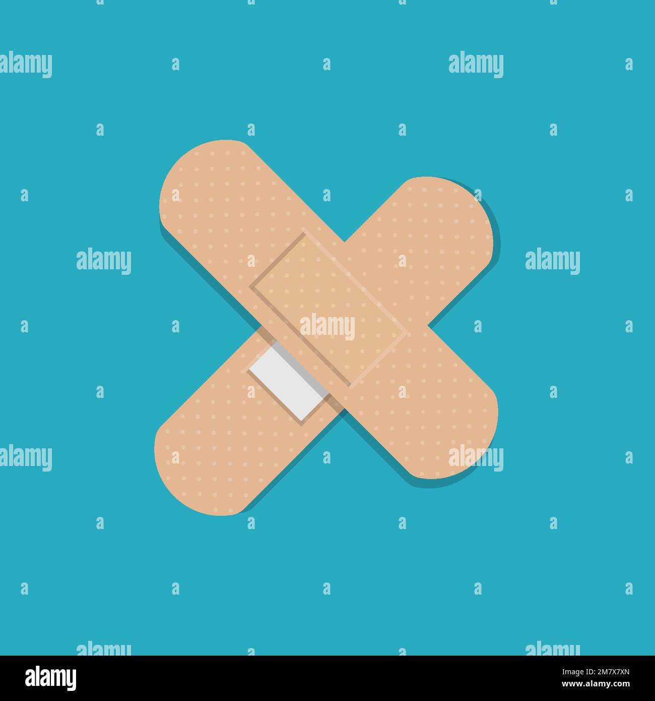 Cartoon medical plaster bandage adhesive hi-res stock photography and ...