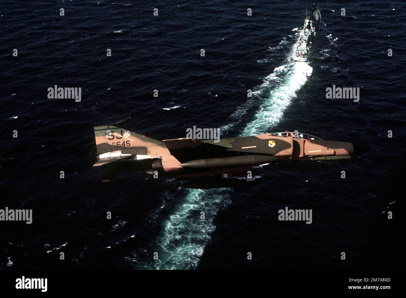 Right side view of an F-4E Phantom II aircraft from the 335th Tactical ...