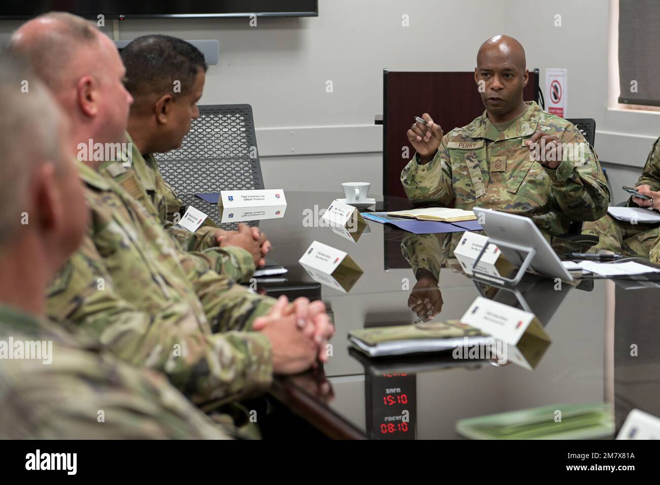 U.S. Air Force Chief Master Sgt. Nathaniel Perry Jr., the Air Force ...