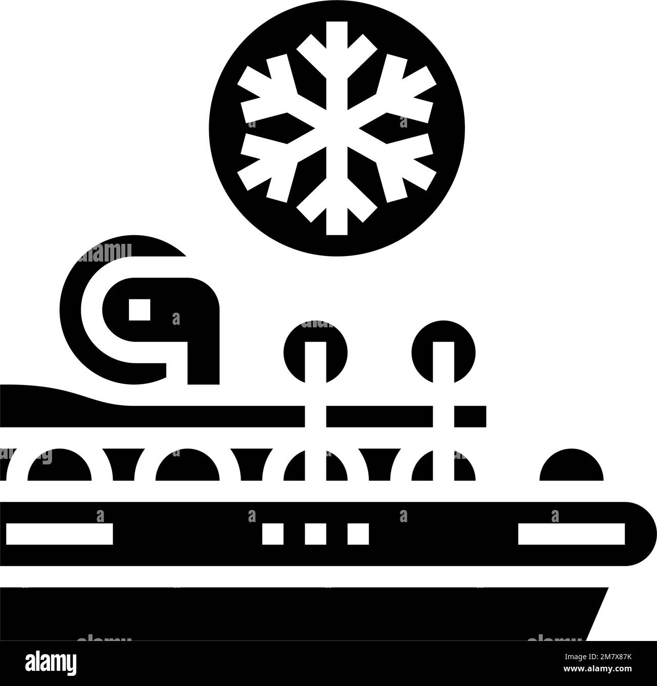 cold rolling steel production glyph icon vector illustration Stock ...