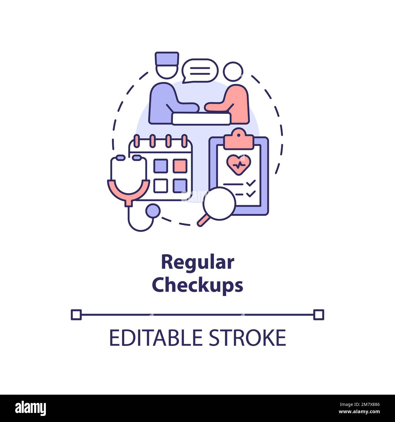 Regular checkup concept icon Stock Vector Image & Art - Alamy Regular checkup concept icon Stock Vector Image & Art - Alamy
