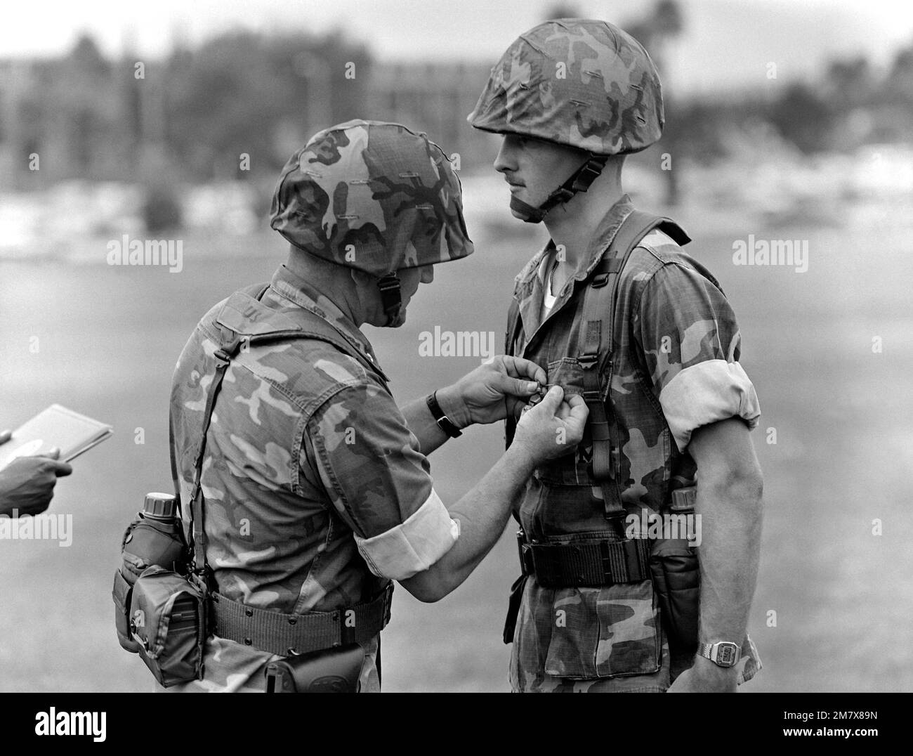 During the 7th Engineer Support Battalion's, commanding officer change ...