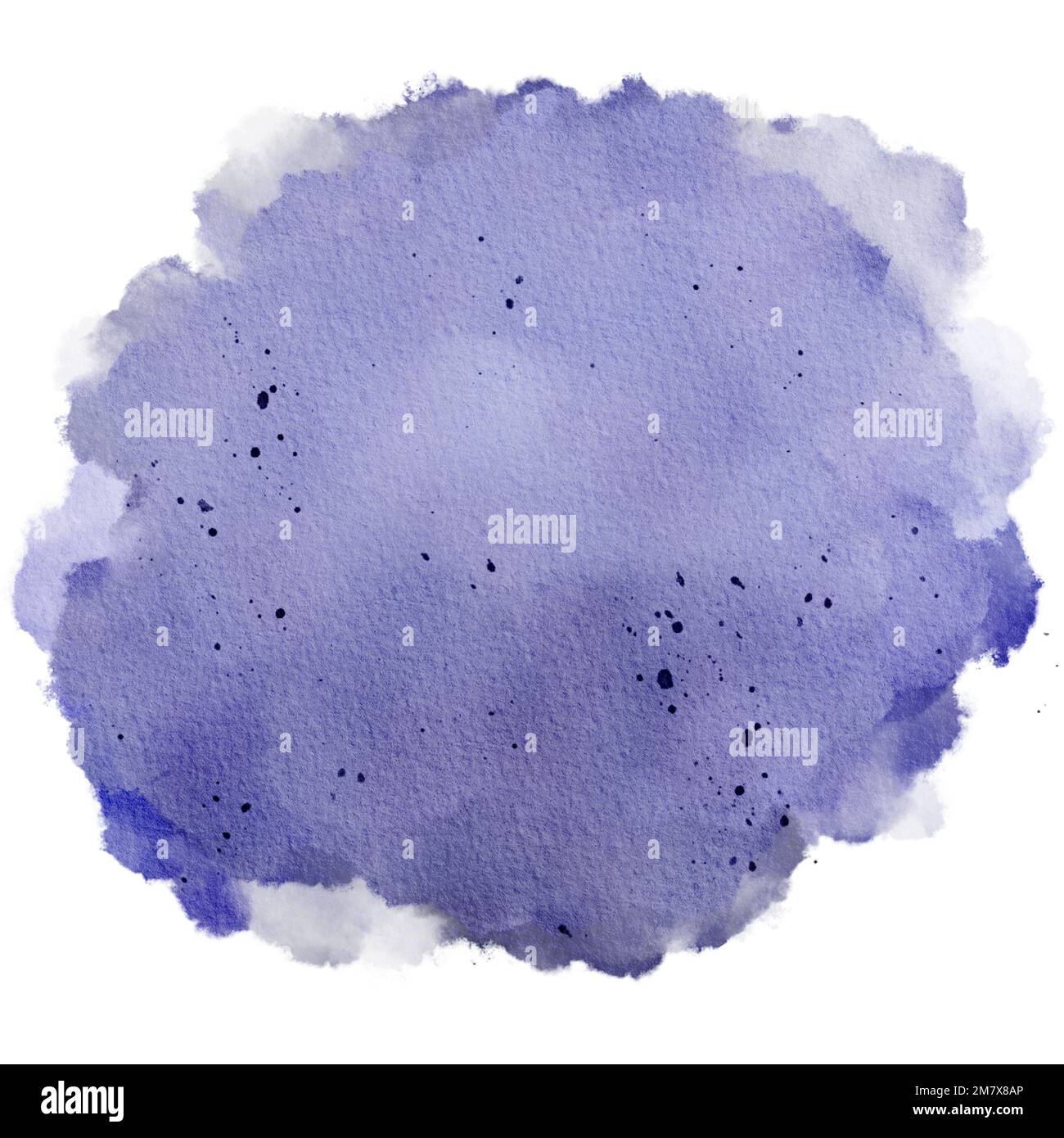 Very Perry Purple Watercolor Paint Stain Background Circle Stock Photo ...