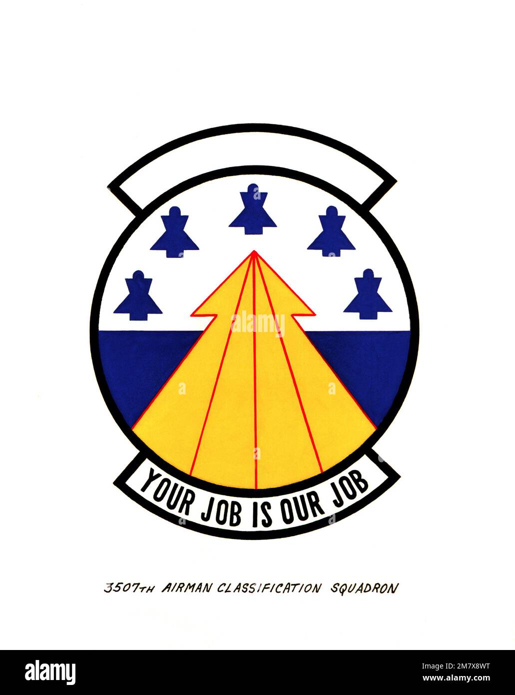 Approved Insignia for: 3507th AIRMAN Classification Squadron. Country ...