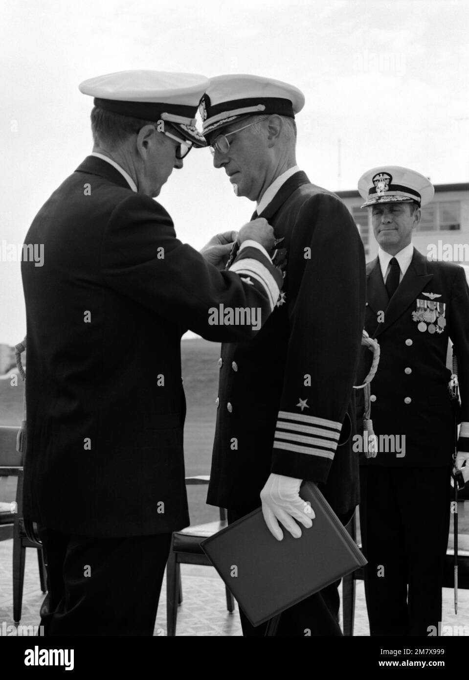CAPT John R. Emerson receives the Legion of Merit for dedication of ...