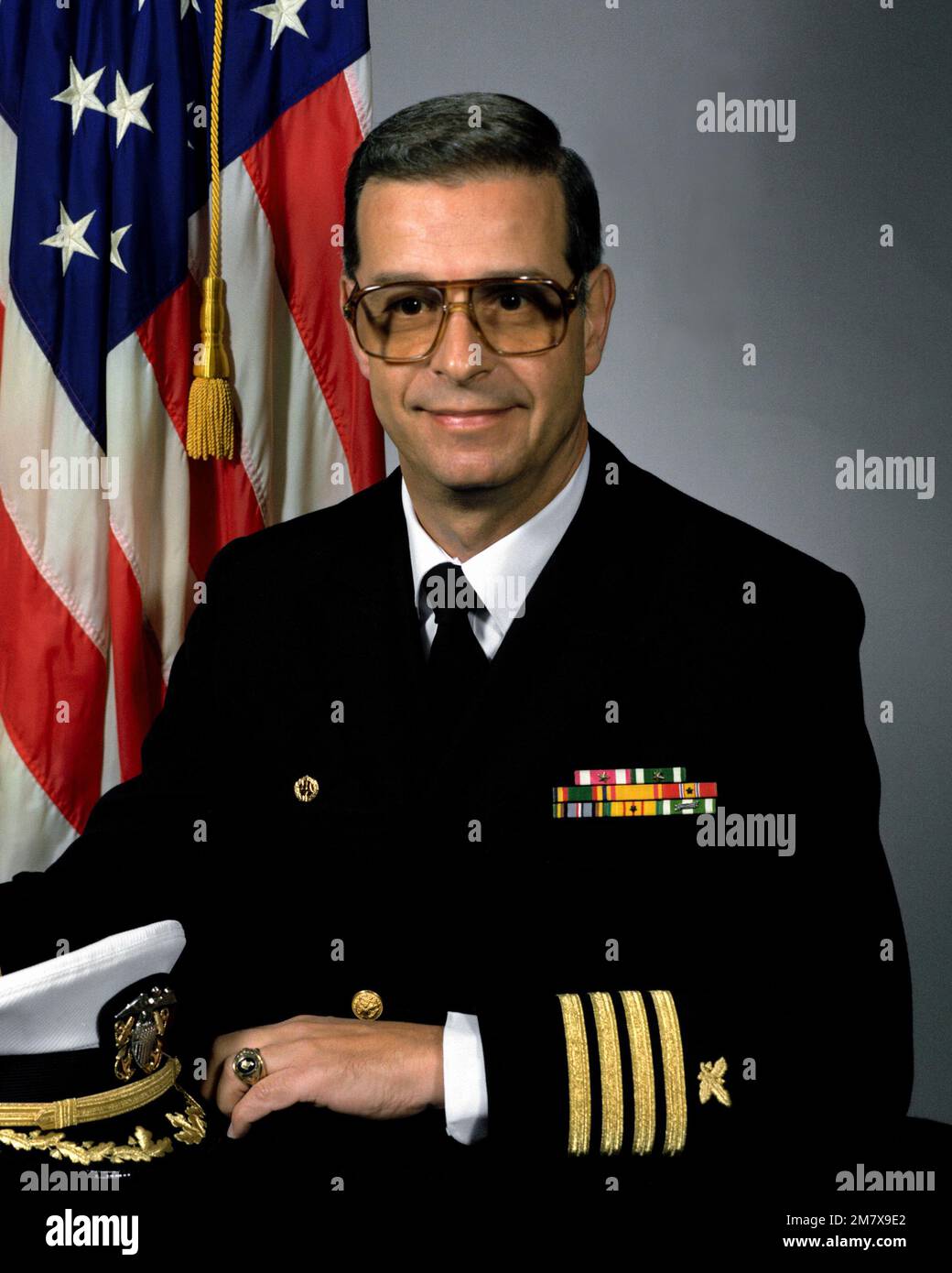 CAPT Richard E. Morgan, USN (uncovered). Country: Unknown Stock Photo ...