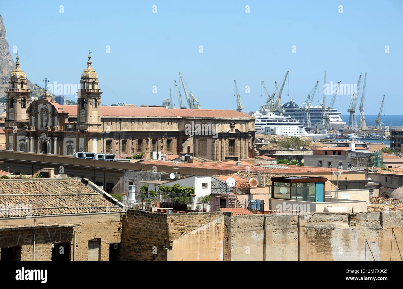 Italy – Palermo – July 15, 2022:Palermo is a warm and sunny ...