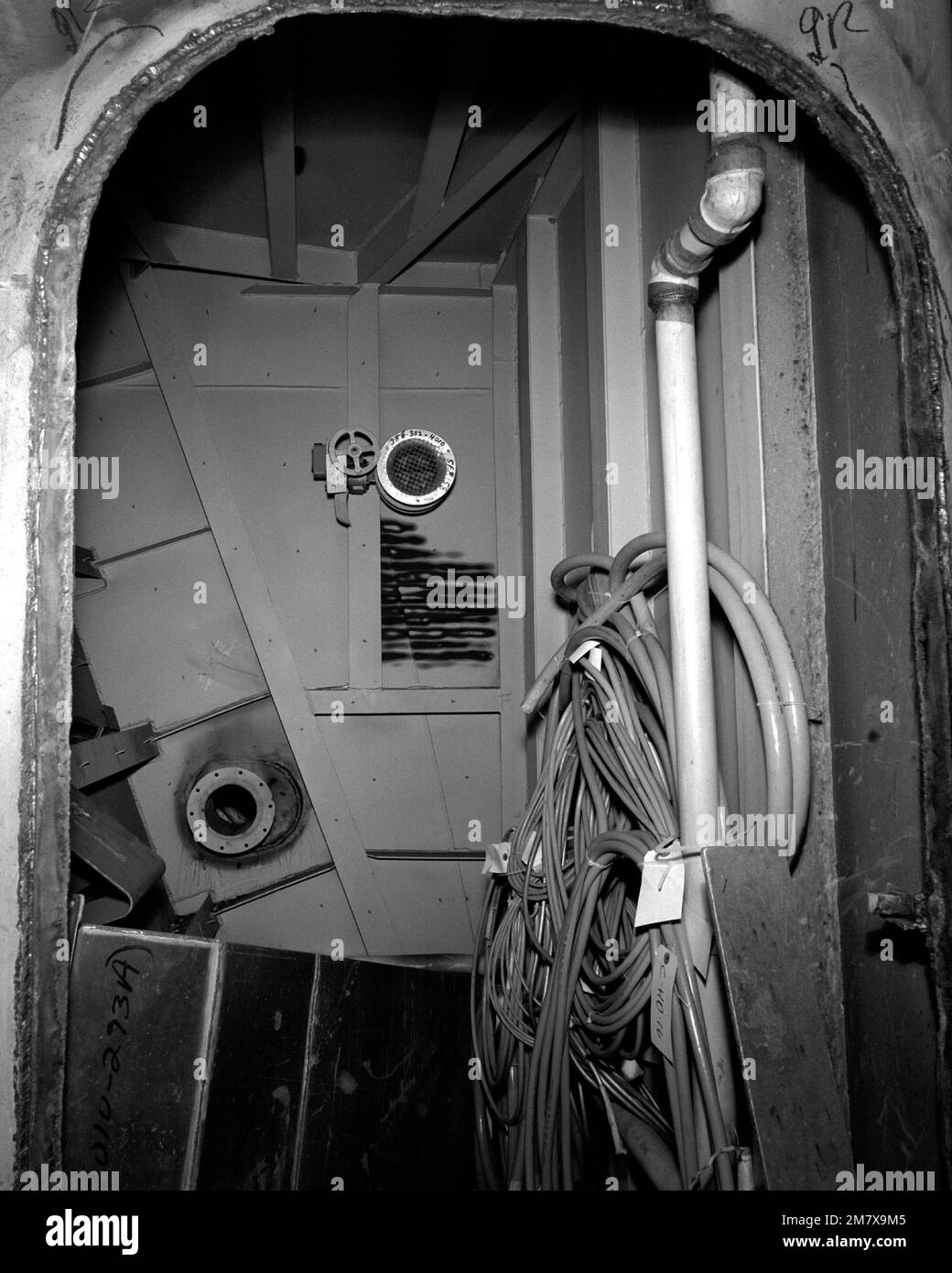 The recover assist securing traverse (RAST) control station aboard the ...