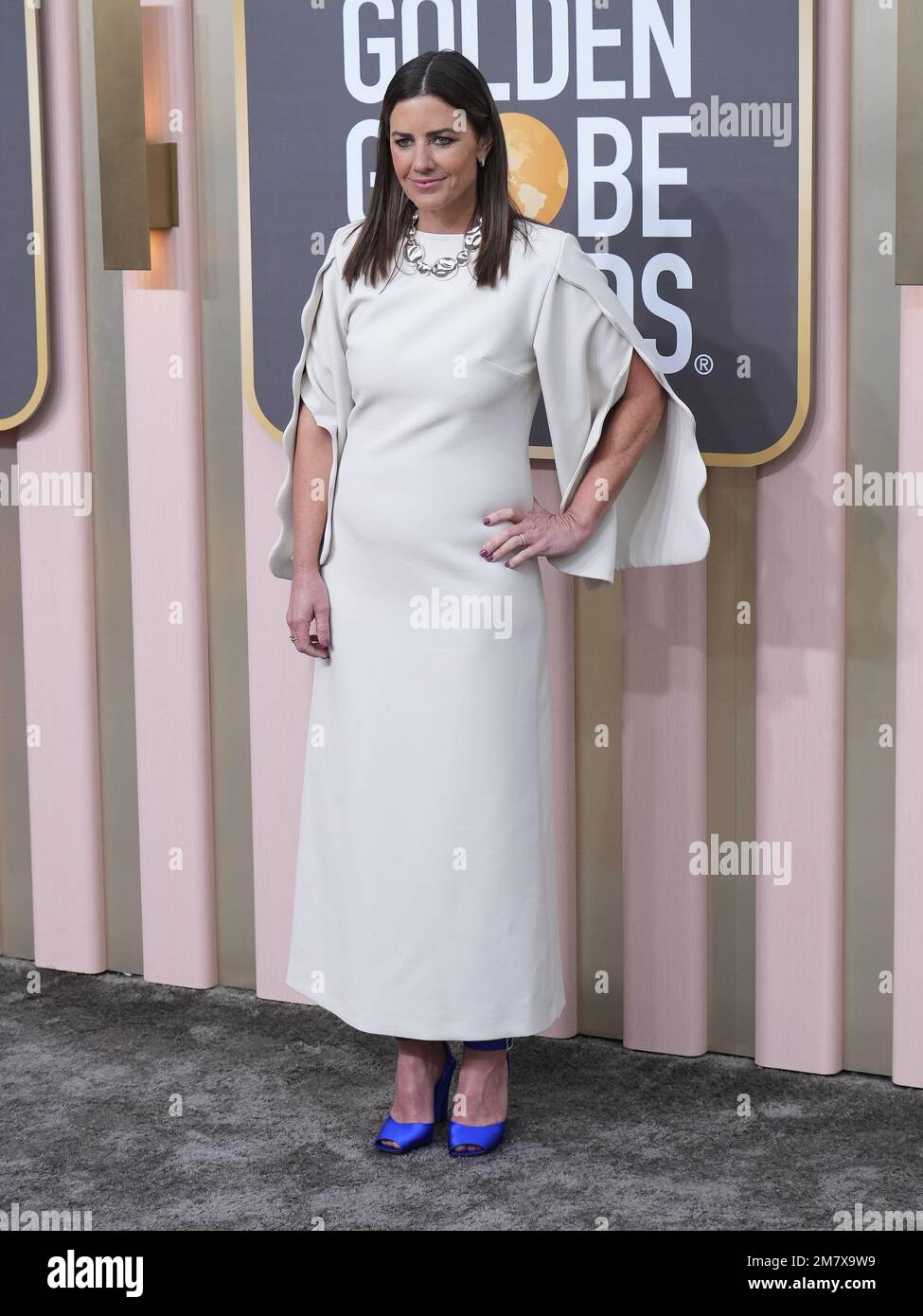Lindsey Collins arrives at the 80th Annual Golden Globe Awards held at ...