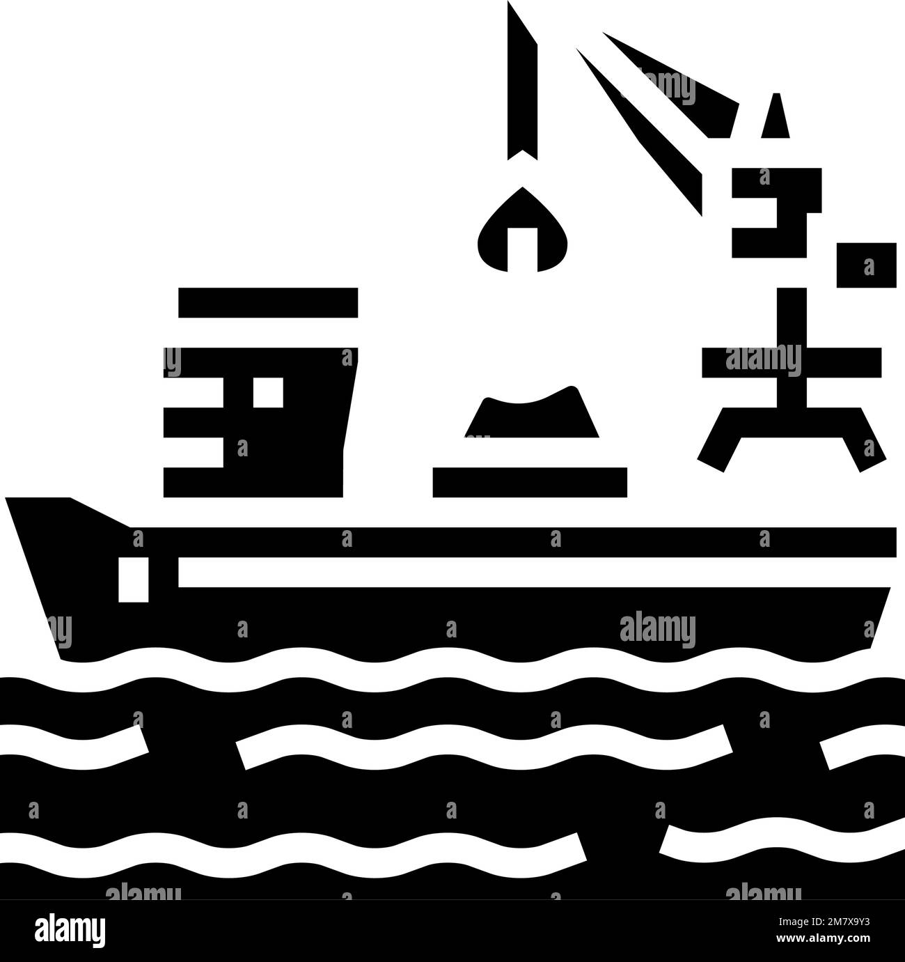 Unloading process Cut Out Stock Images & Pictures - Alamy