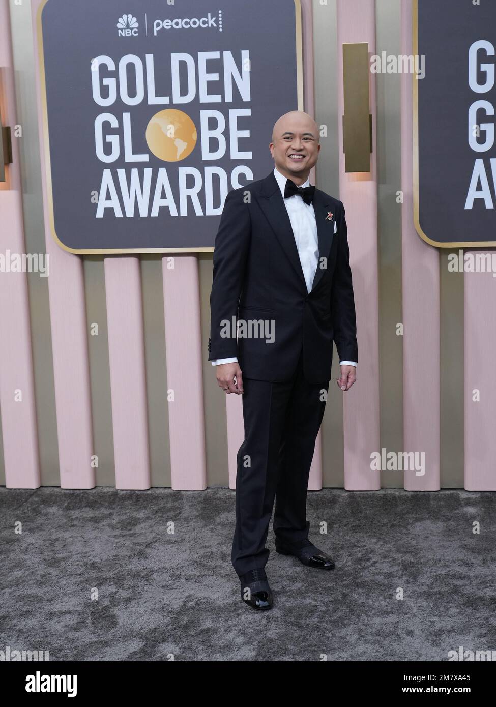 Los Angeles, USA, 10/01/2023, Januel Mercado arrives at the 80th Annual ...
