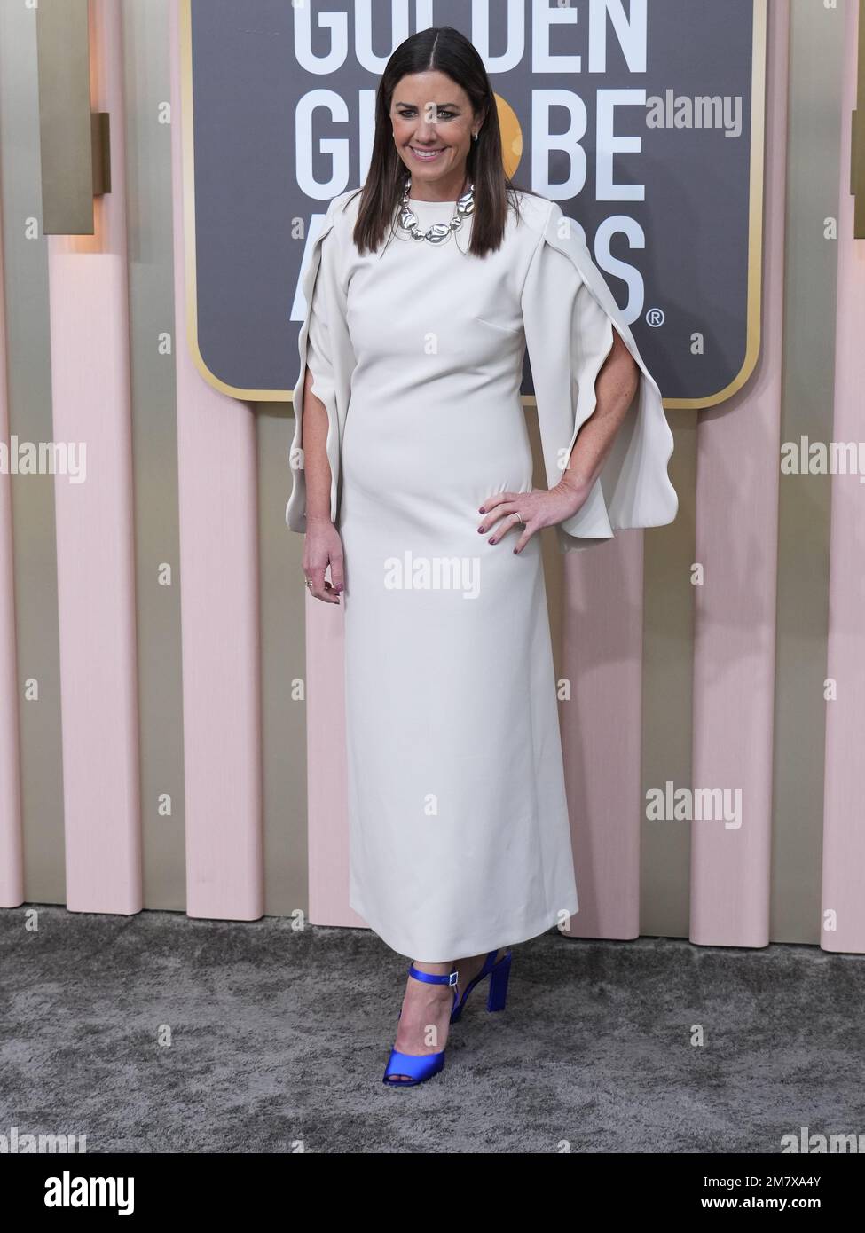 Lindsey Collins arrives at the 80th Annual Golden Globe Awards held at ...