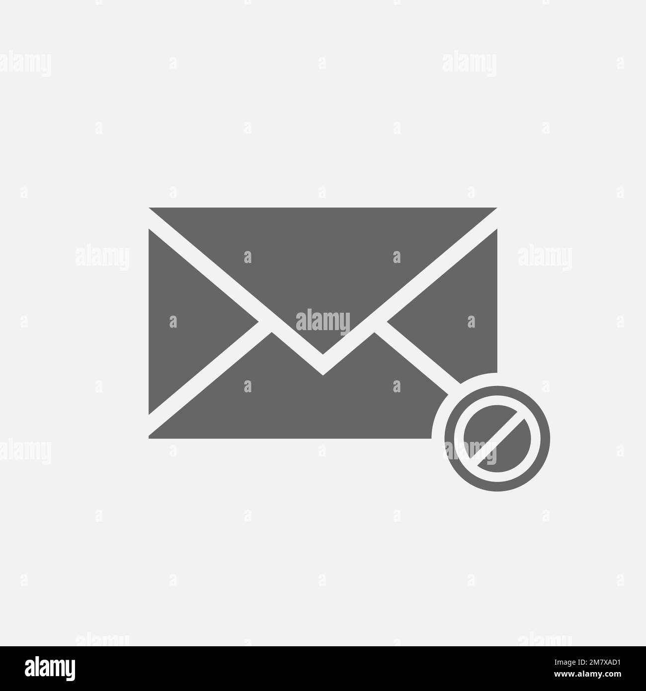 Secret mail icon, safe mail icon isolated on white background. Vector ...