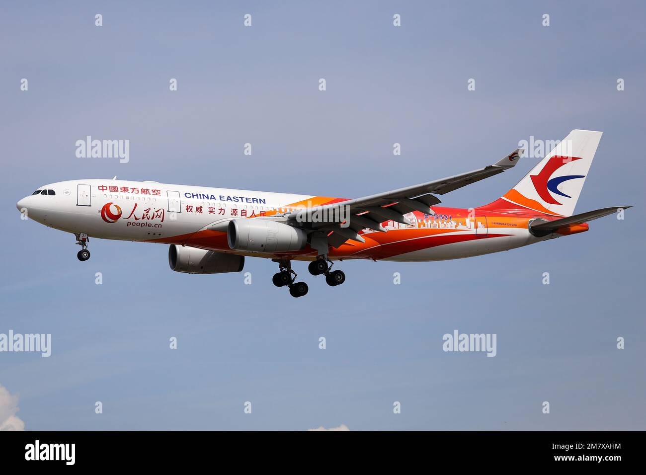 Airplanes on landing / takeoff Stock Photo - Alamy