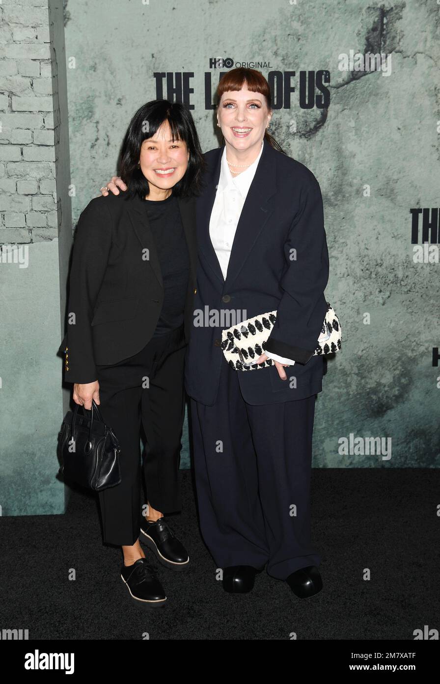 LOS ANGELES, CALIFORNIA - JANUARY 09: (L-R) Rose Lam and Cynthia Ann ...