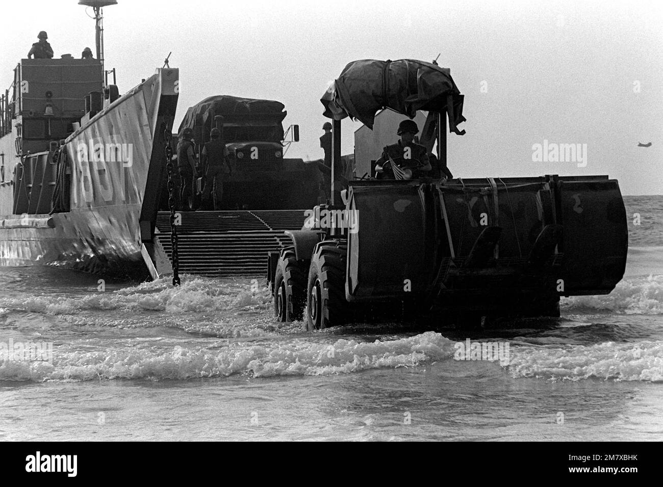 Marines from logistics operations Black and White Stock Photos & Images ...