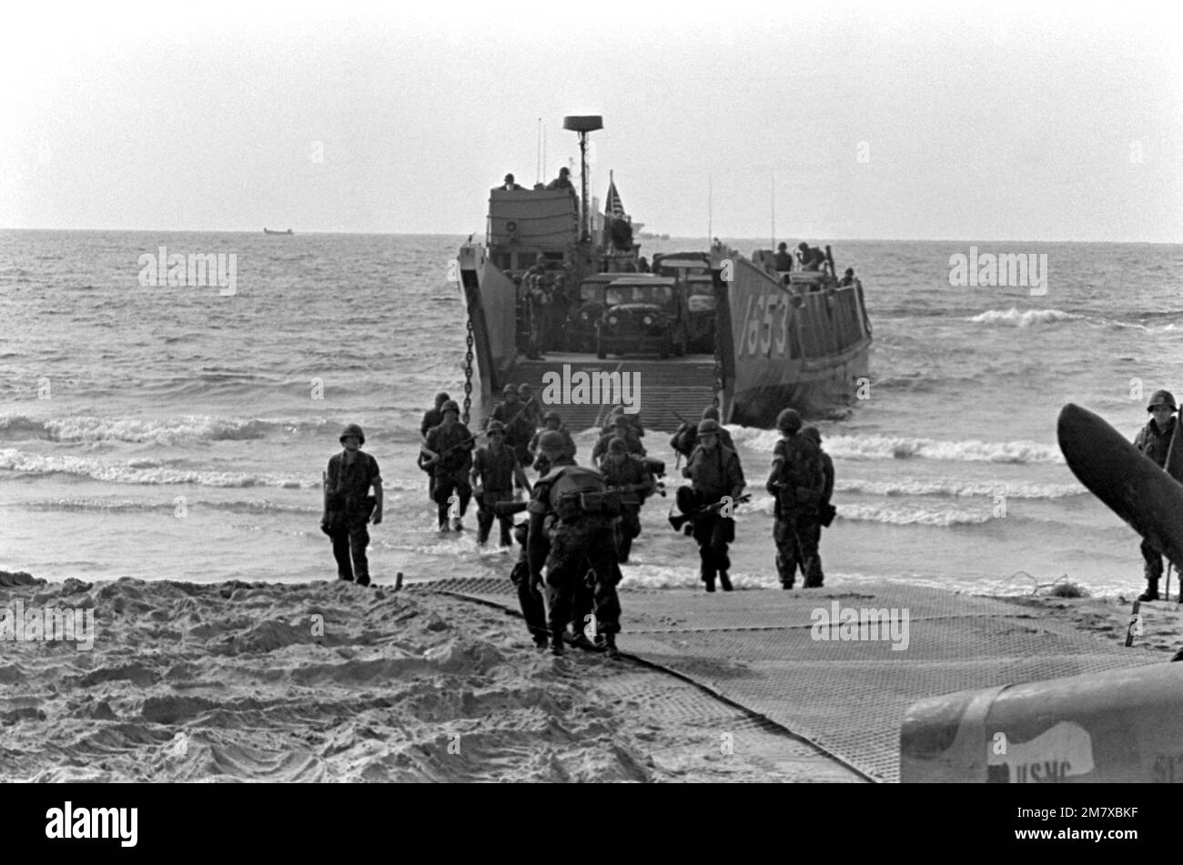 Landing craft utility lcu Black and White Stock Photos & Images - Alamy