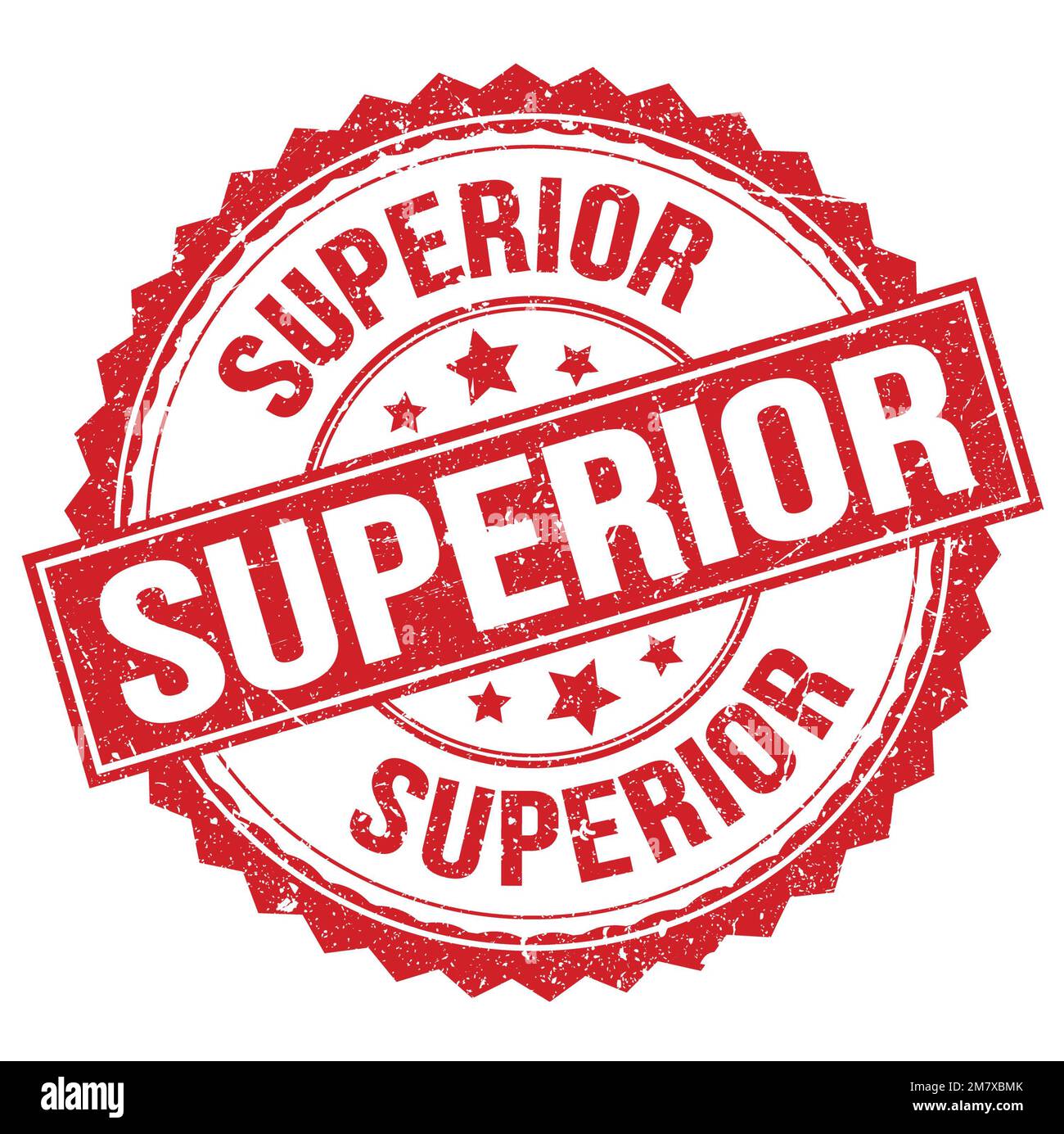 SUPERIOR text written on red round stamp sign Stock Photo - Alamy