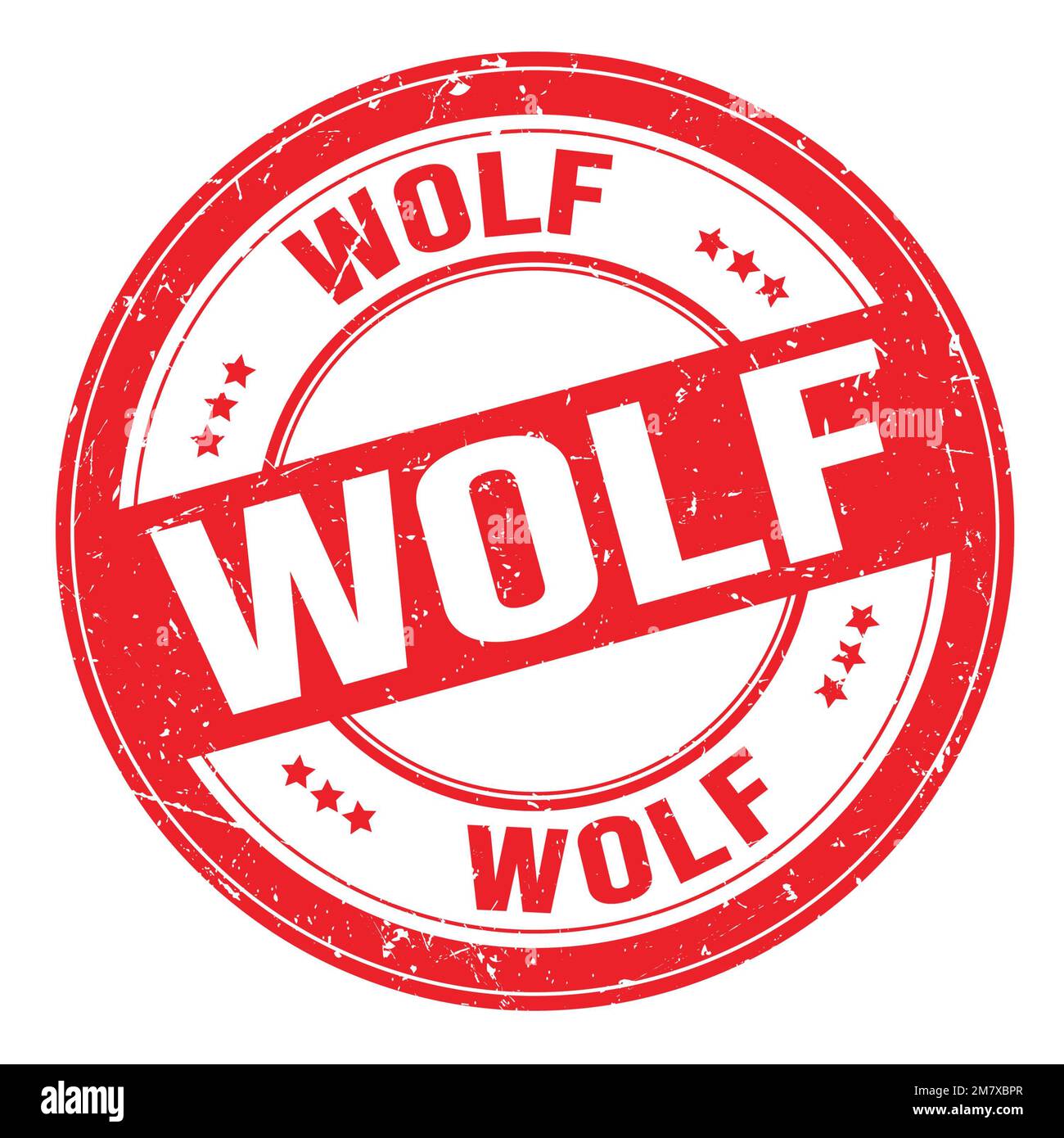 Red wolf sign hi-res stock photography and images - Alamy