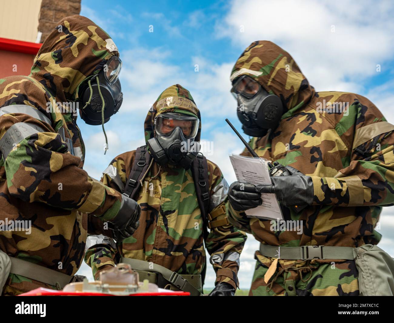 Airmen with the 109th Airlift Wing conduct post attack reconnaissance ...