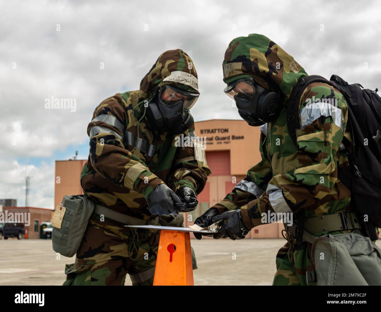 A1C Shea Sloman and TSgt Karl Burghart, maintainers with the 109th ...