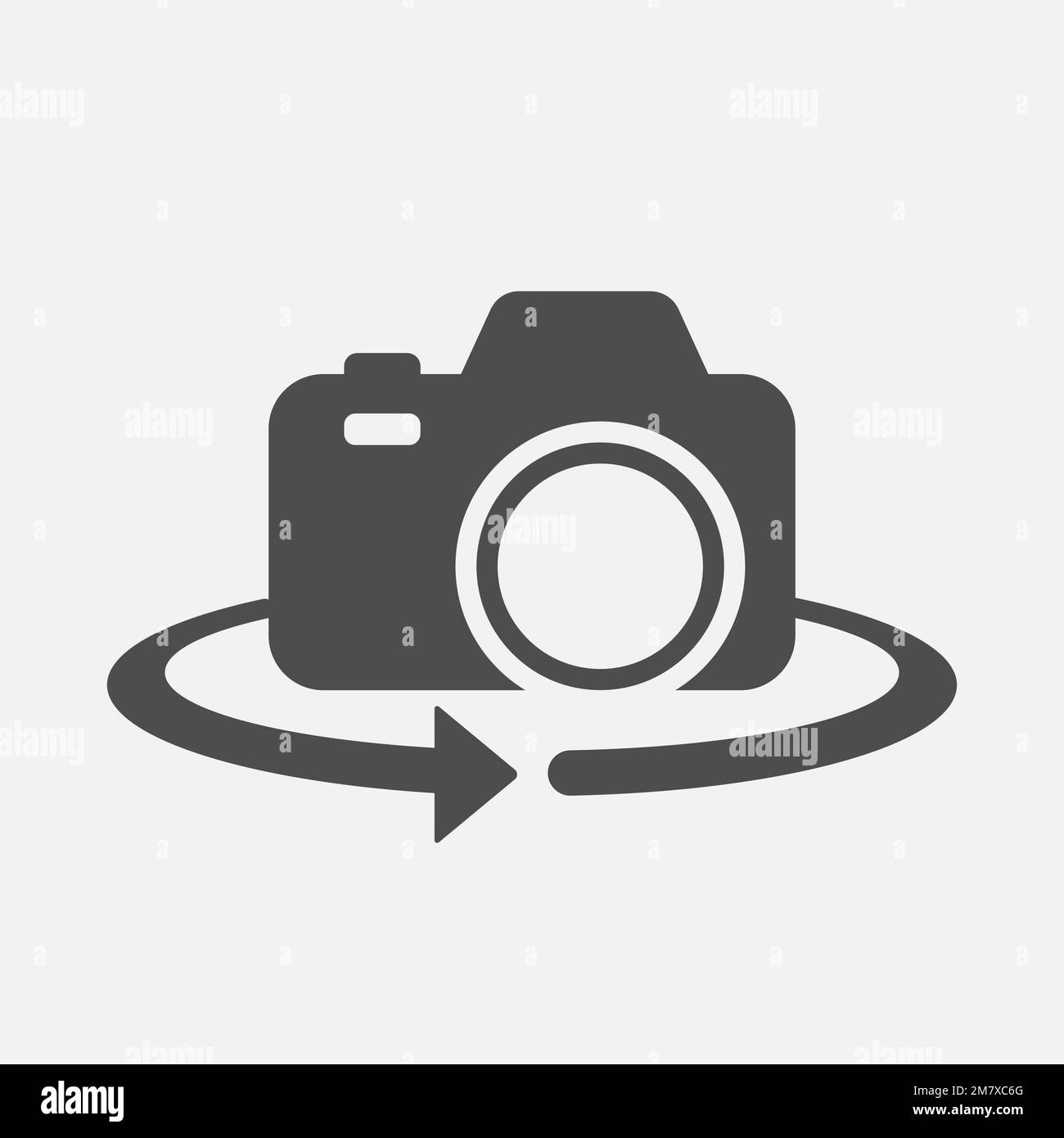 Camera switch isolated on white background. Vector illustration. Eps 10 ...