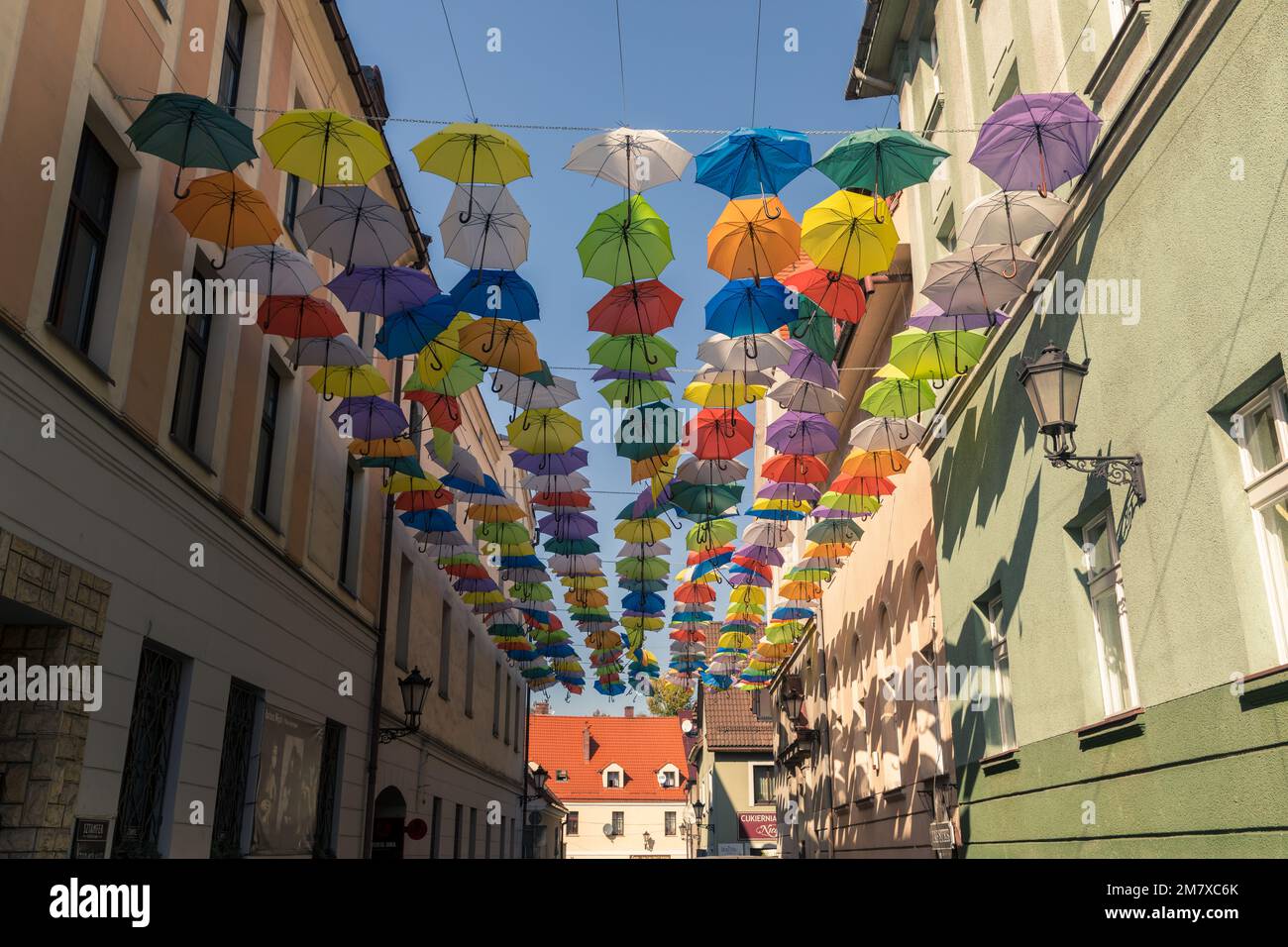 Umbrellas installation hi-res stock photography and images - Alamy