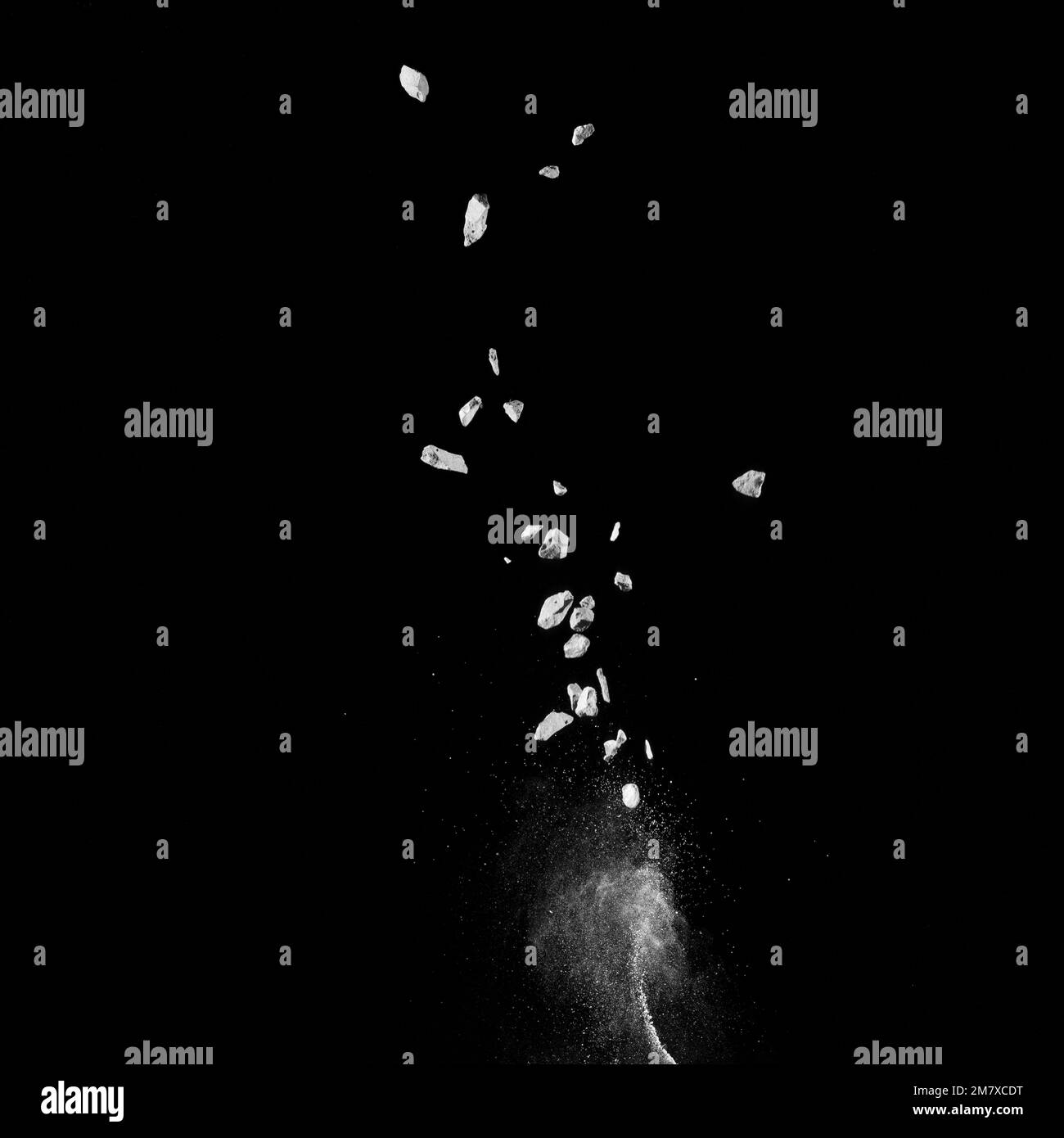 Crushed granite Black and White Stock Photos & Images - Alamy