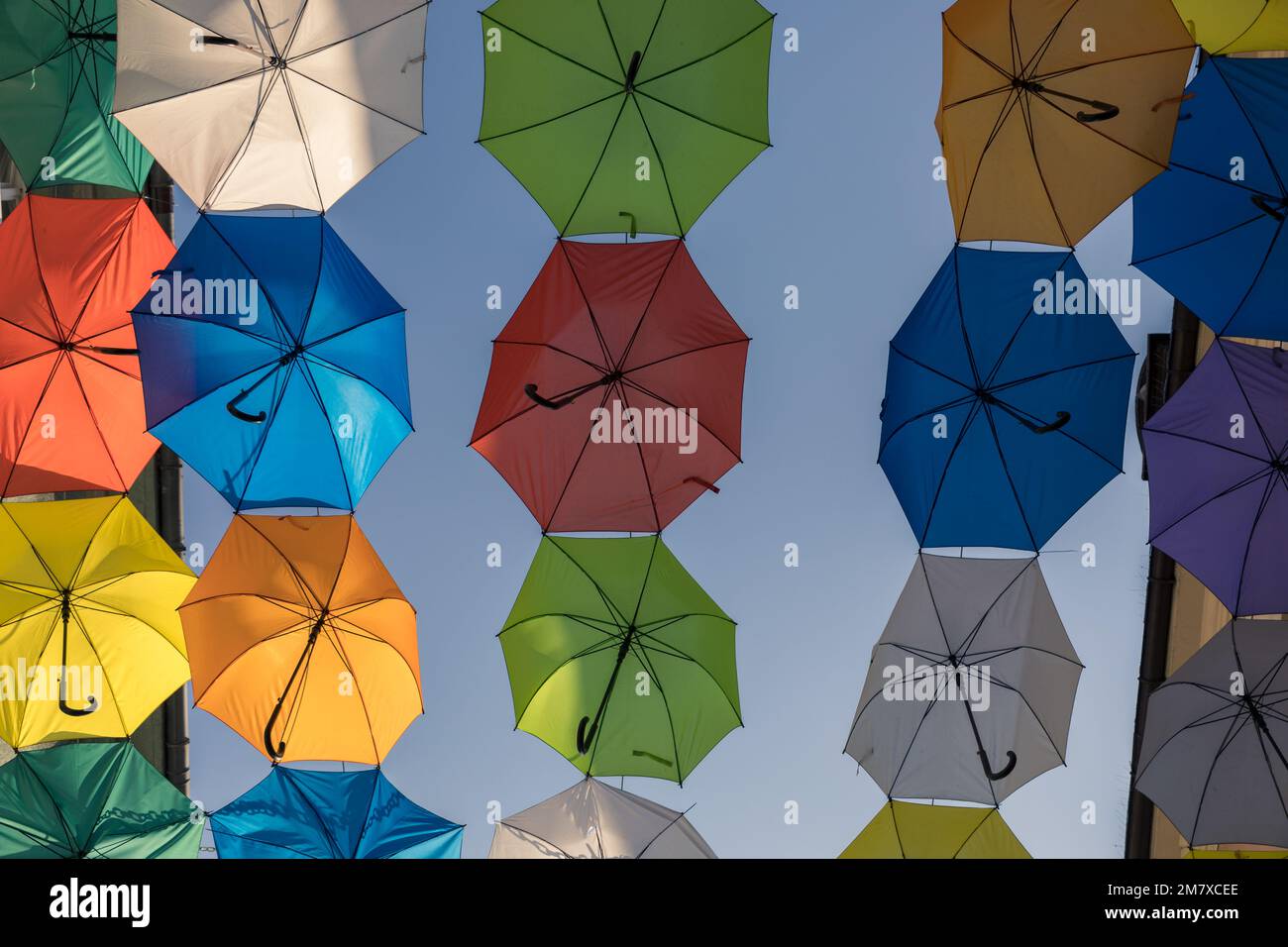 Umbrellas installation hi-res stock photography and images - Alamy