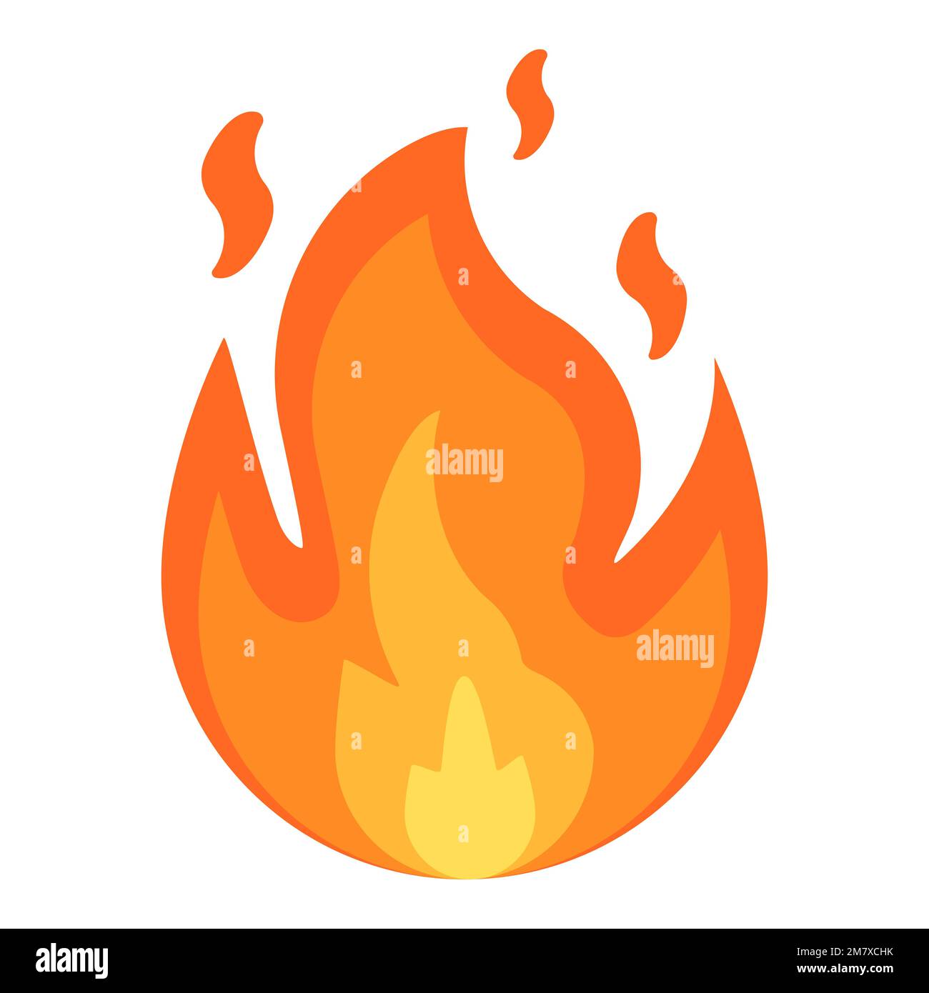 Flame emoticon vector vectors Cut Out Stock Images & Pictures - Alamy