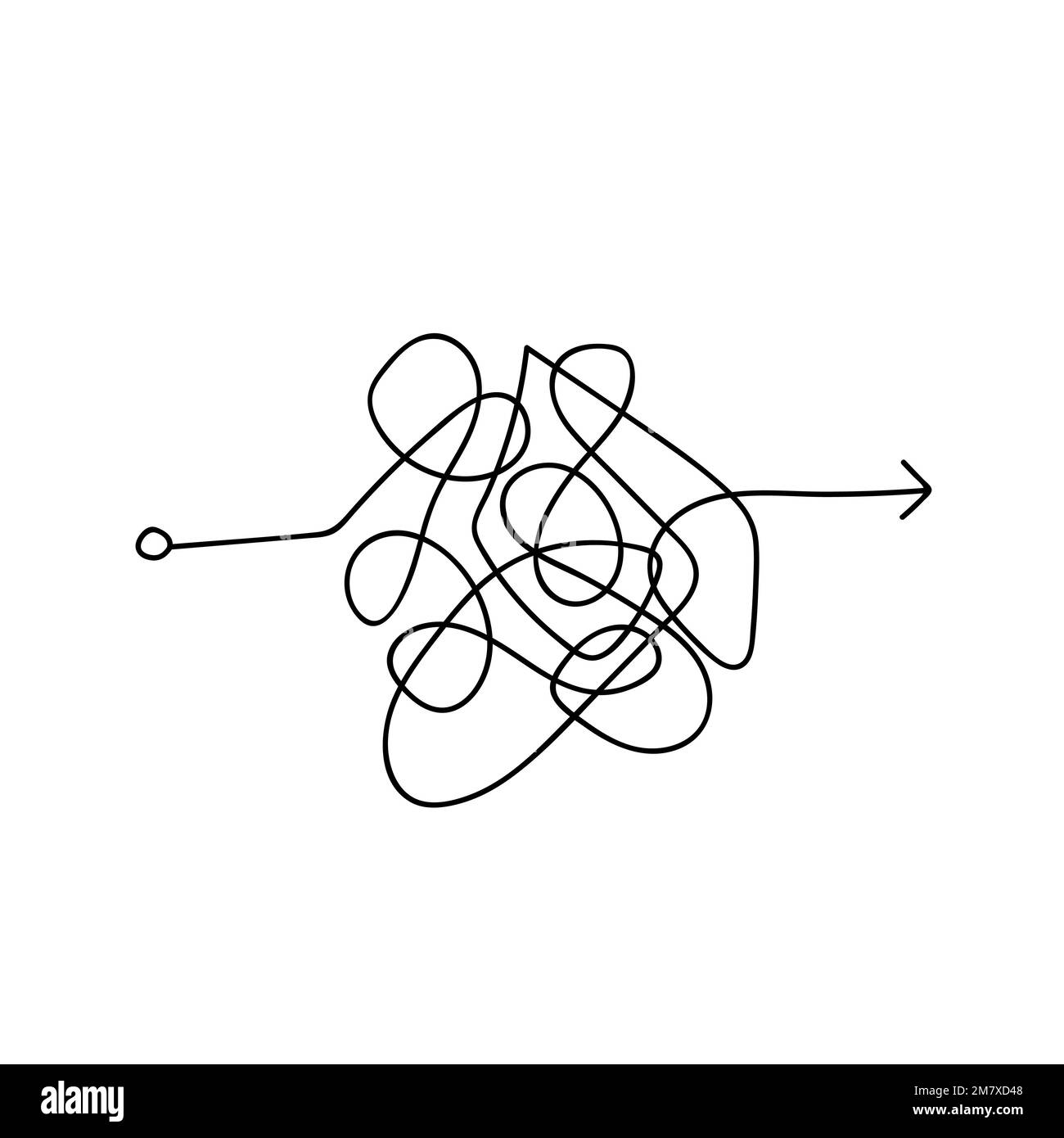 Confusing sign illustration Stock Vector Images - Alamy