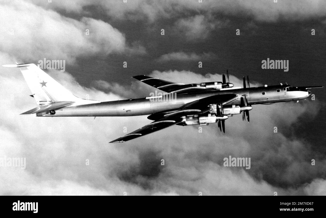 Right side air-to-air view of a Soviet Tu-142 Bear-F aircraft. Country ... Right side air-to-air view of a Soviet Tu-142 Bear-F aircraft. Country ...