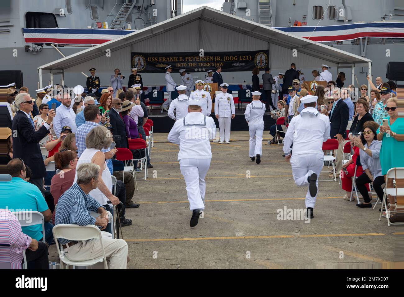 Commissioning ceremony ship hi-res stock photography and images - Alamy