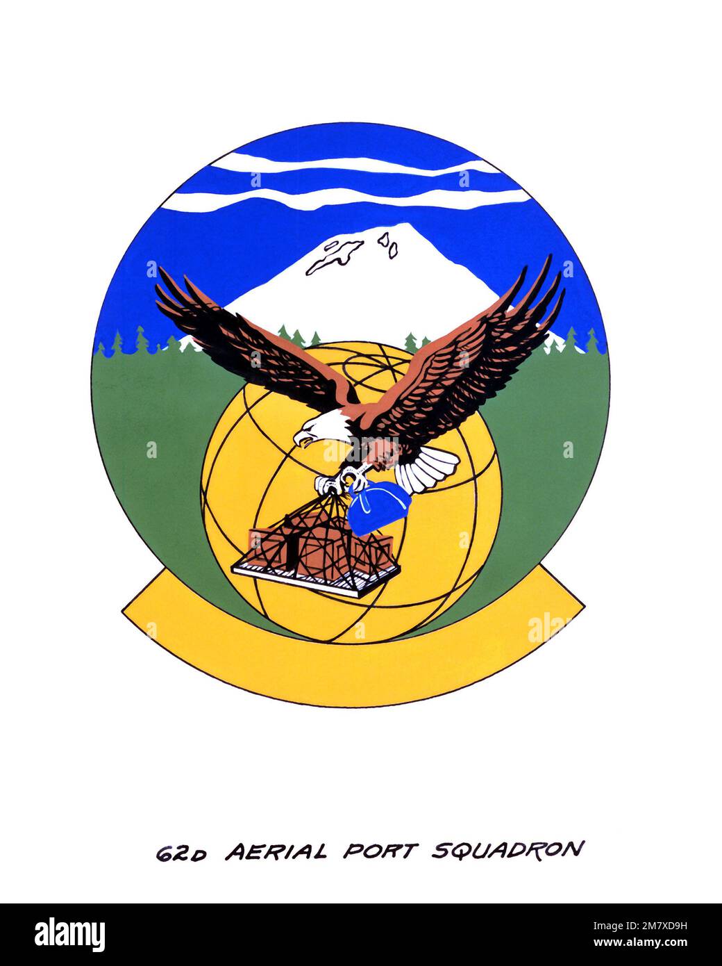 Approved insignia for: 62nd Aerial Port Squadron. Country: Unknown ...