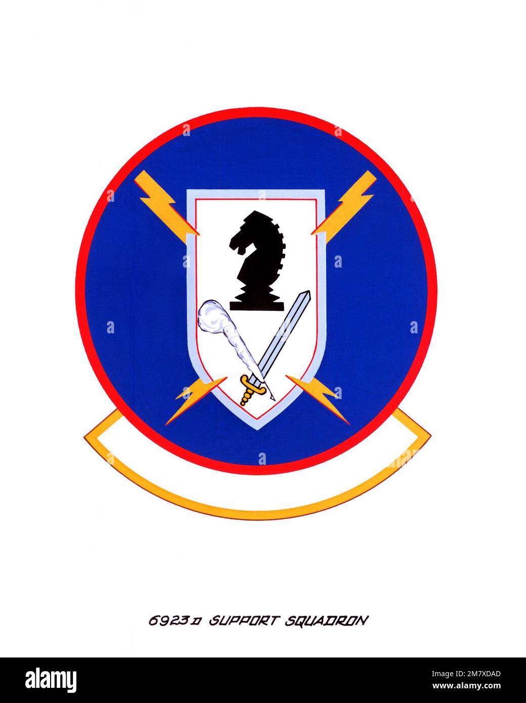 Approved insignia for: 6923rd Support Squadron. Country: Unknown Stock ...