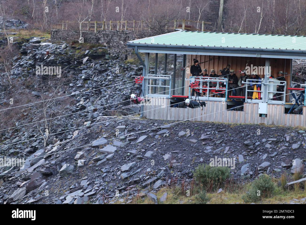 Zip World Penrhyn Quarry, North Wales Stock Photo - Alamy