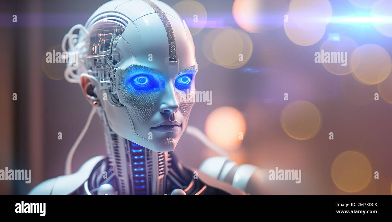 Humanoid cybernetic girl hi-res stock photography and images - Alamy