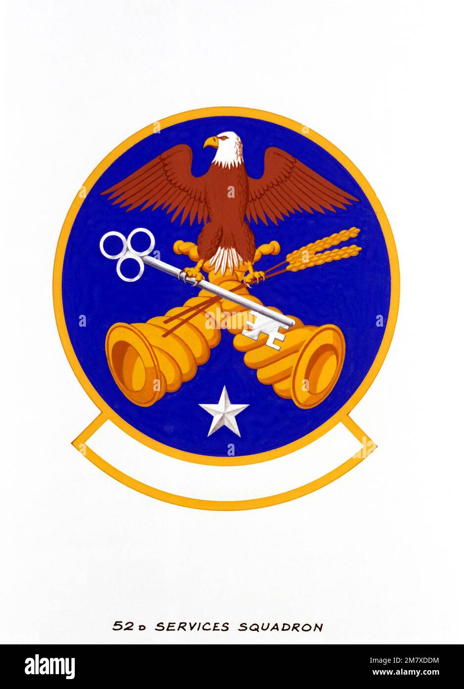 Approved insignia for: 52nd Services Squadron. Country: Unknown Stock ...