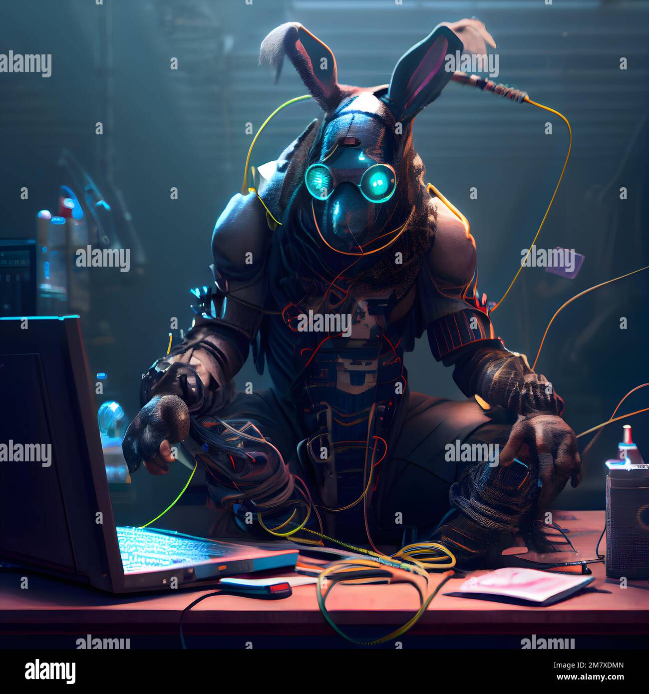 Hacker rabbit hi-res stock photography and images - Alamy