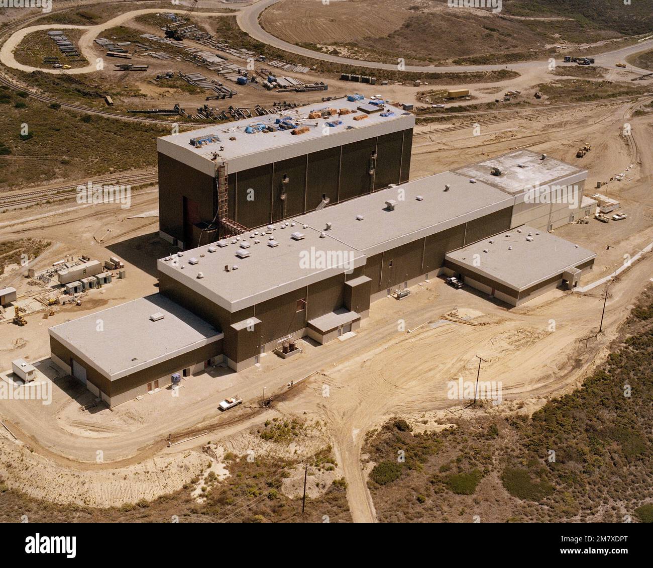 An aerial view of the V-31 Soild Rocket Booster Refurbishment and ...