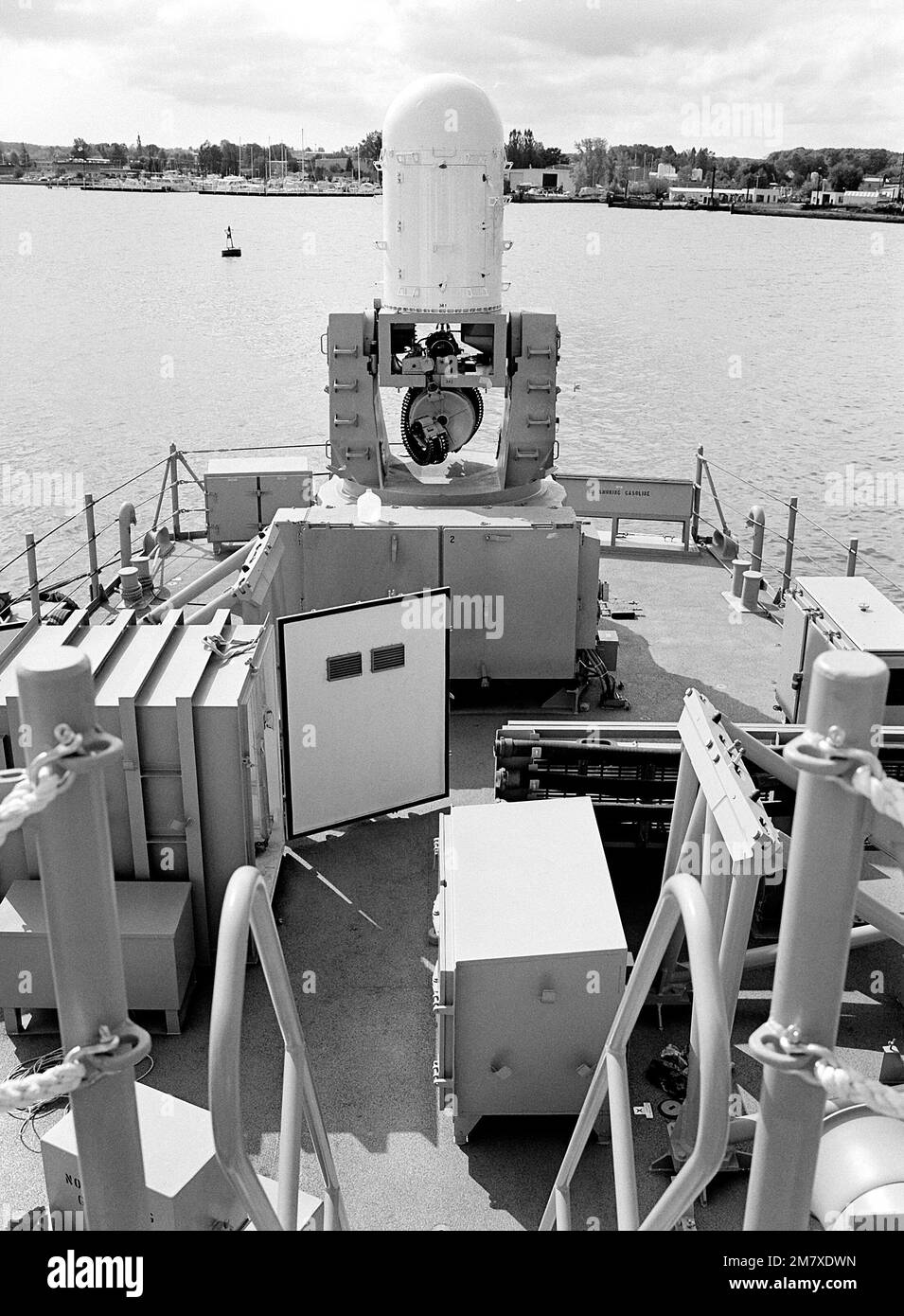 A view of the forward deck aboard the PGG-511 class patrol gunboat ...