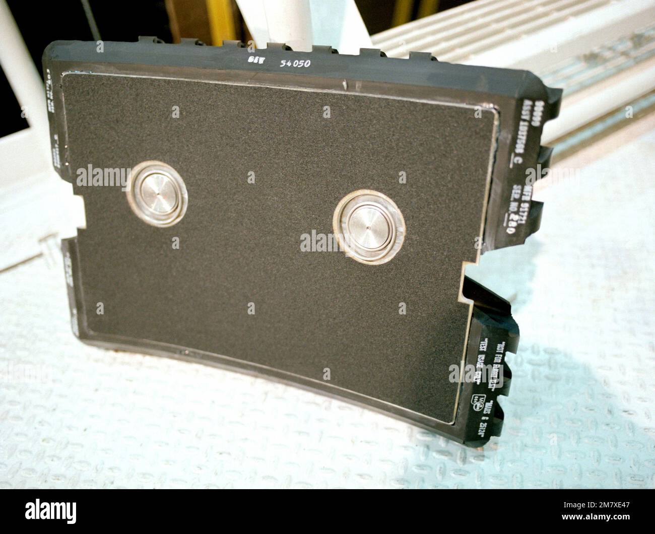 A panel prior to its installation on the MGM-118A Peacekeeper weapons ...