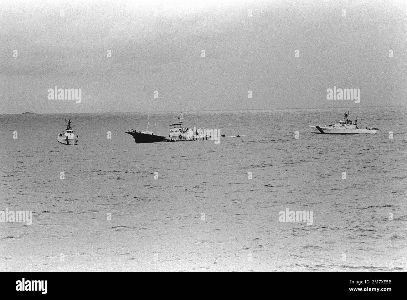 The U.S. Coast Guard cutters CAPE UPRIGHT (WPB-95303) and CAPE KNOX ...