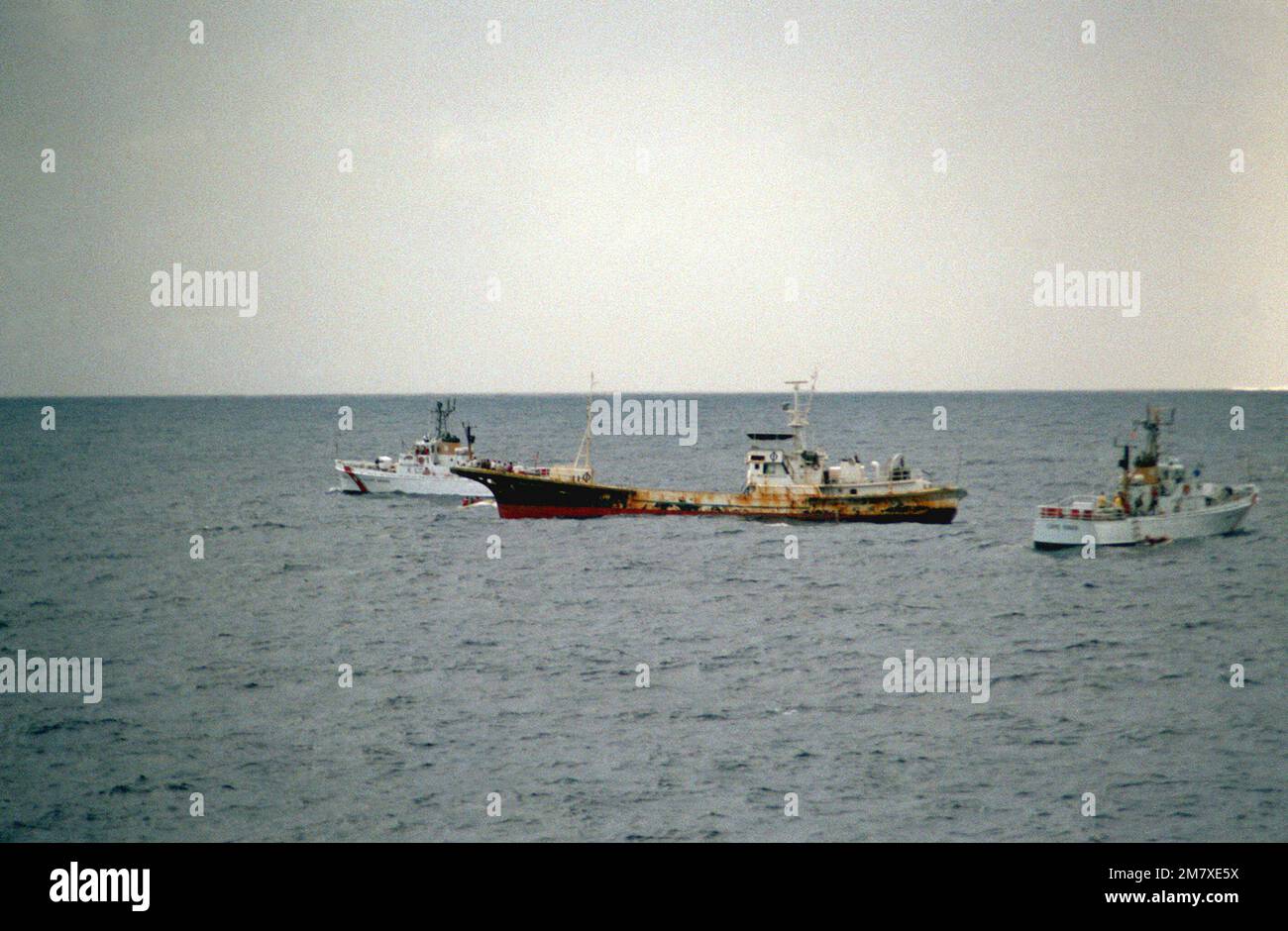 The Coast Guard cutters CAPE KNOX (WPB-95312) and CAPE UPRIGHT (WPB ...