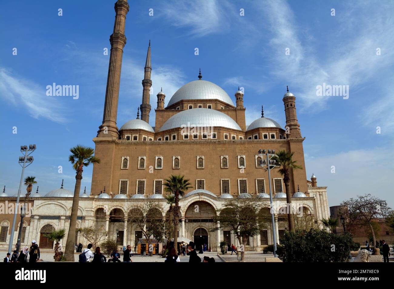 Cairo, Egypt, January 7 2023: The great mosque of Muhammad Ali Pasha or ...